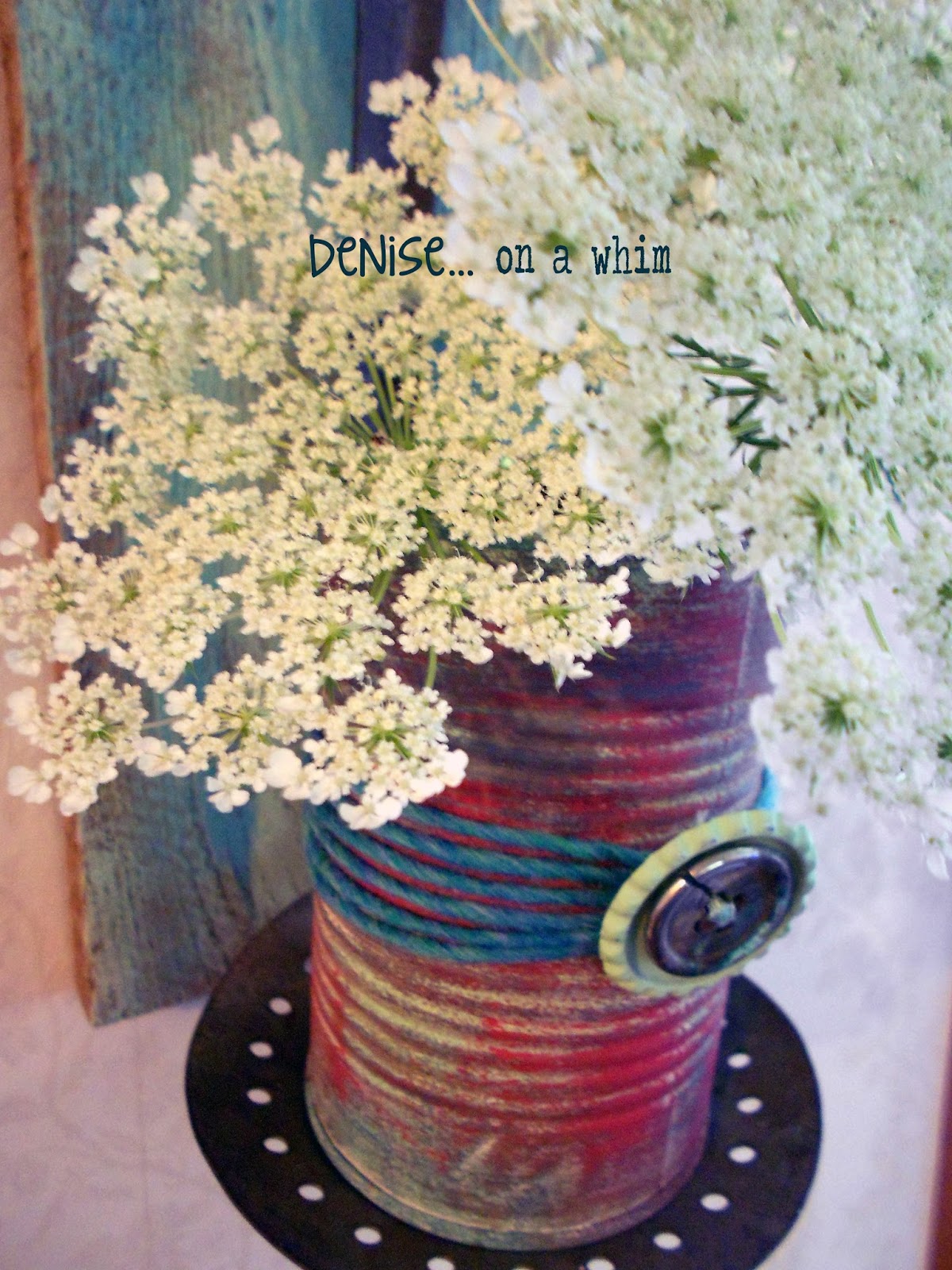 denise...on a whim: Junk Style Vase