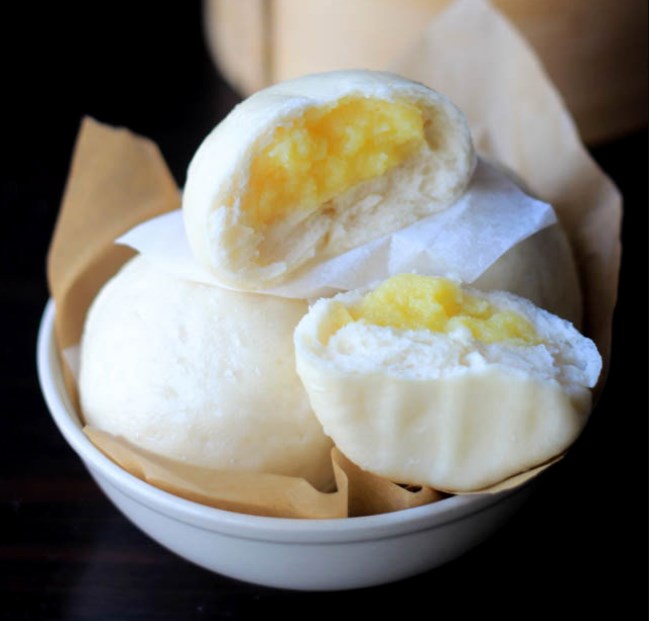 Custard Bun-Milk Yolk Buns #dessert #custard