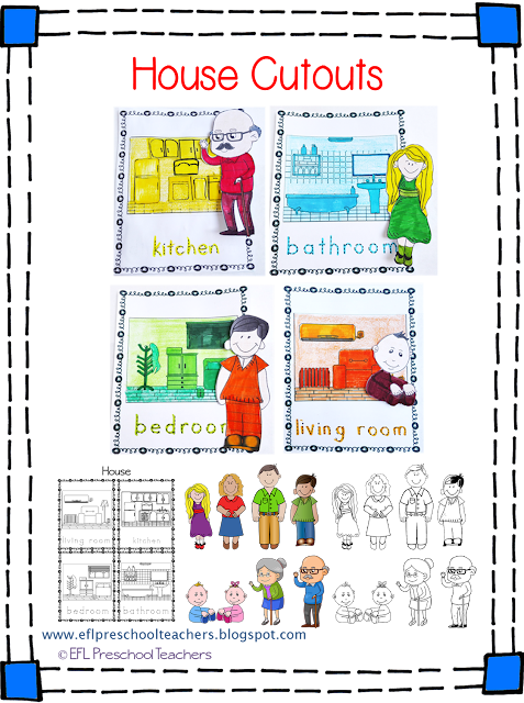ESL/EFL Preschool Teachers: House Unit Worksheets and more for the ...