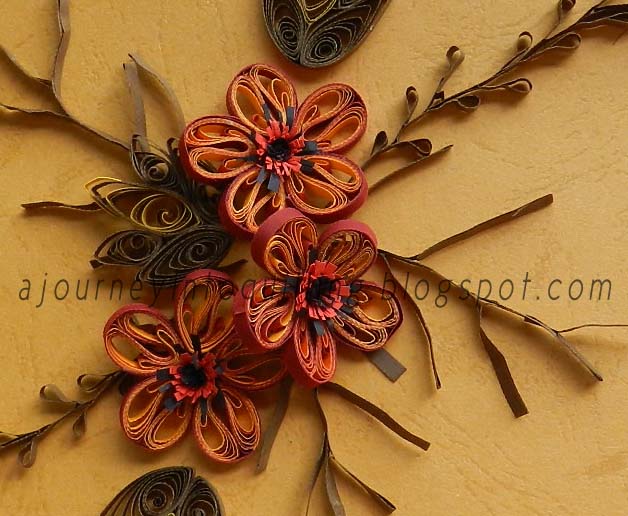 A Journey into Quilling & Paper Crafting: Twigs & Flowers - Quilled 3d ...