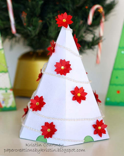 Paper Creations by Kristin: Christmas Tree Gift Boxes