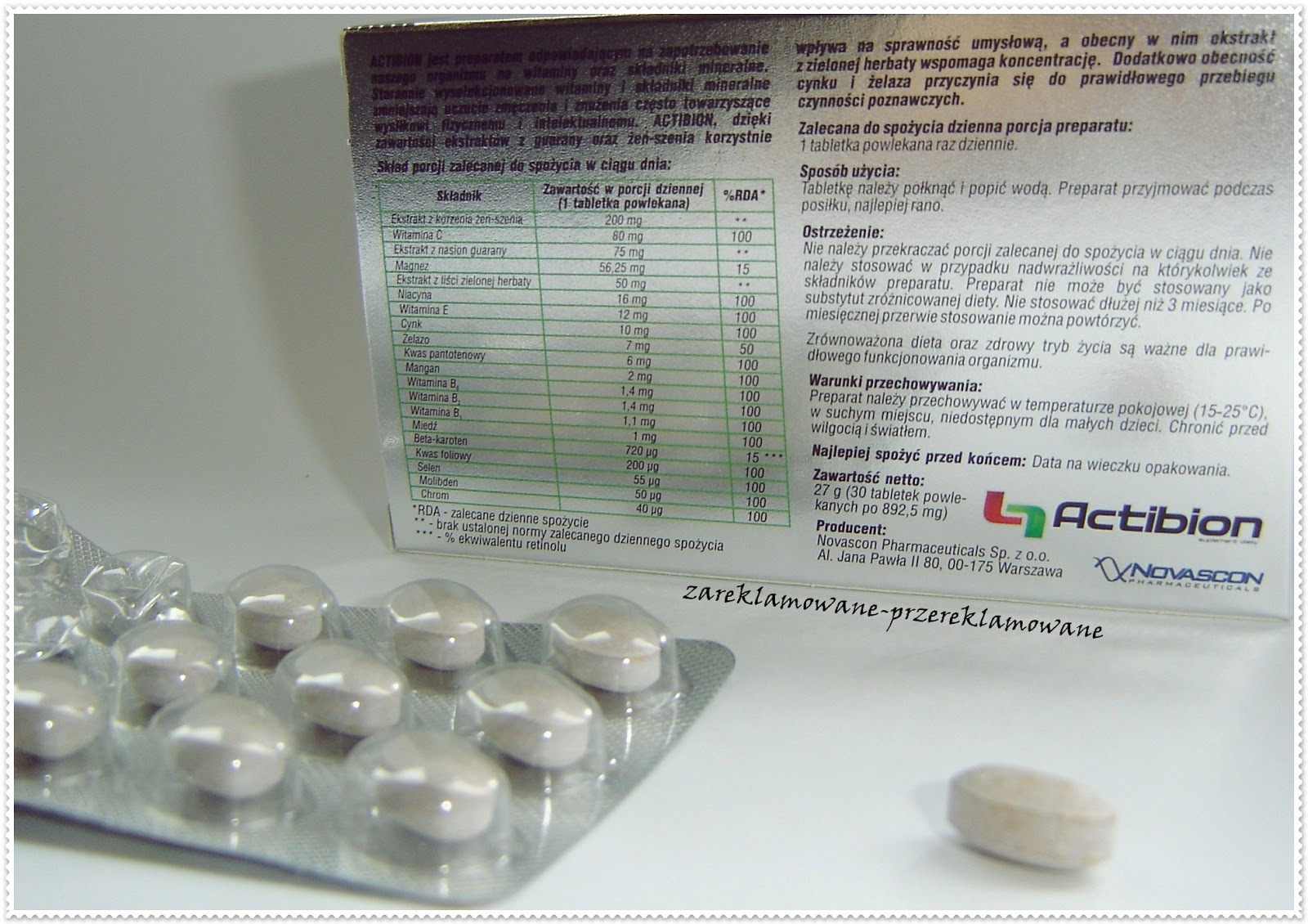 zareklamowane-przereklamowane: Stres, zmęczenie... weź Actibion.