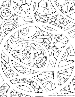 StencilGirl Talk: Creating Unique Coloring Pages with Stencils