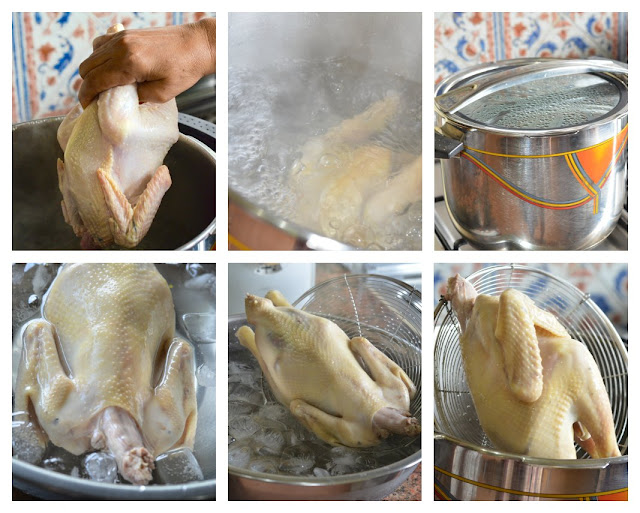 Indonesian Medan Food: Ayam Putih Potong / Pek Cham Kee / White Cut Chicken