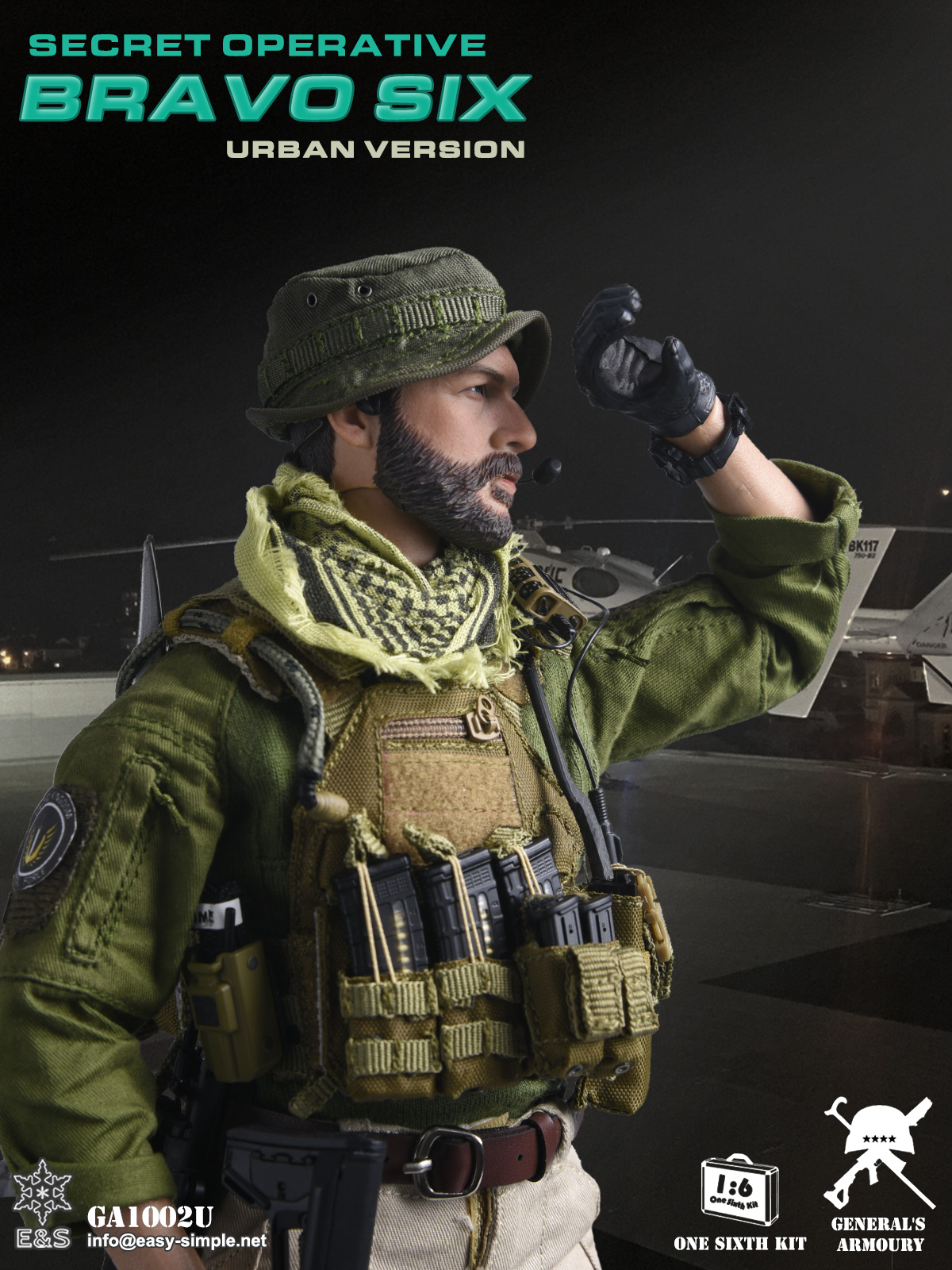 toyhaven: General’s Armory 1/6th scale Bravo 6 Urban Version Secret ...