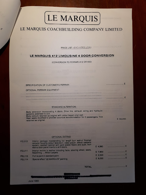 Robert Jankel Design - Le Marquis - Ferrari 400 Convertible & Ferrari ...