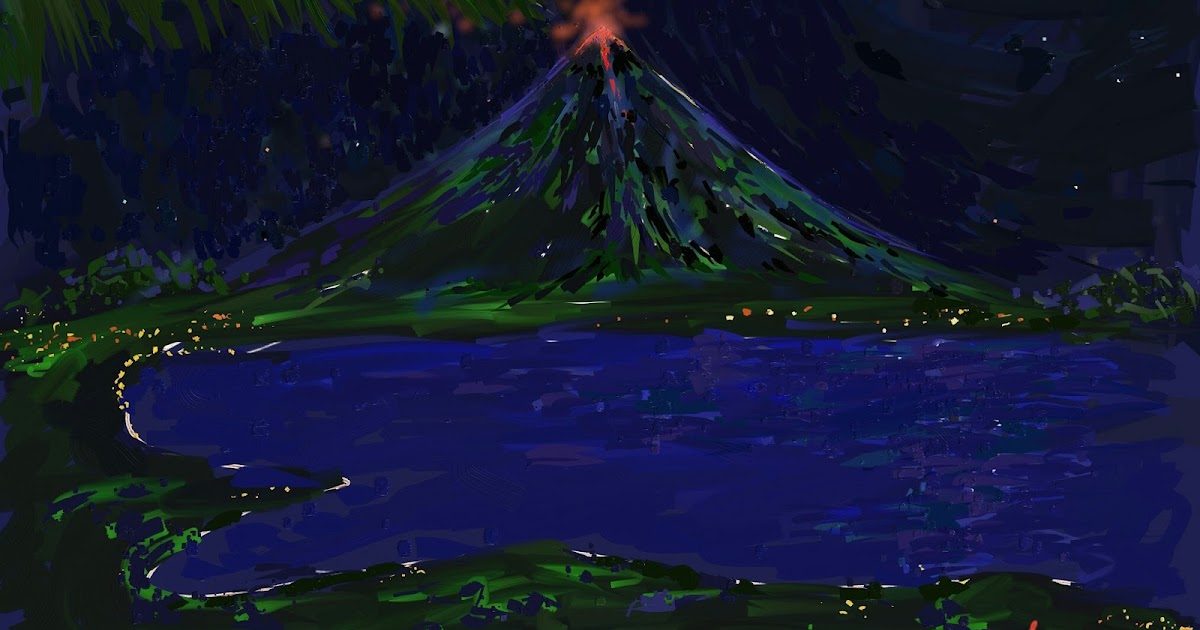 Mayon Volcano 2018 Eruption at Night - Voyager-3