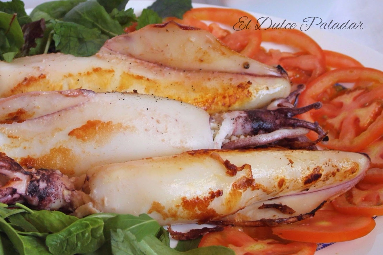 Calamares a la plancha sin que te huela la cocina - El dulce paladar