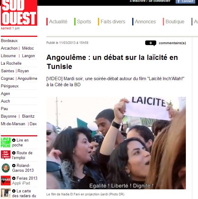 Pisando charcos: Amina, Nadia, la revolución y el coraje