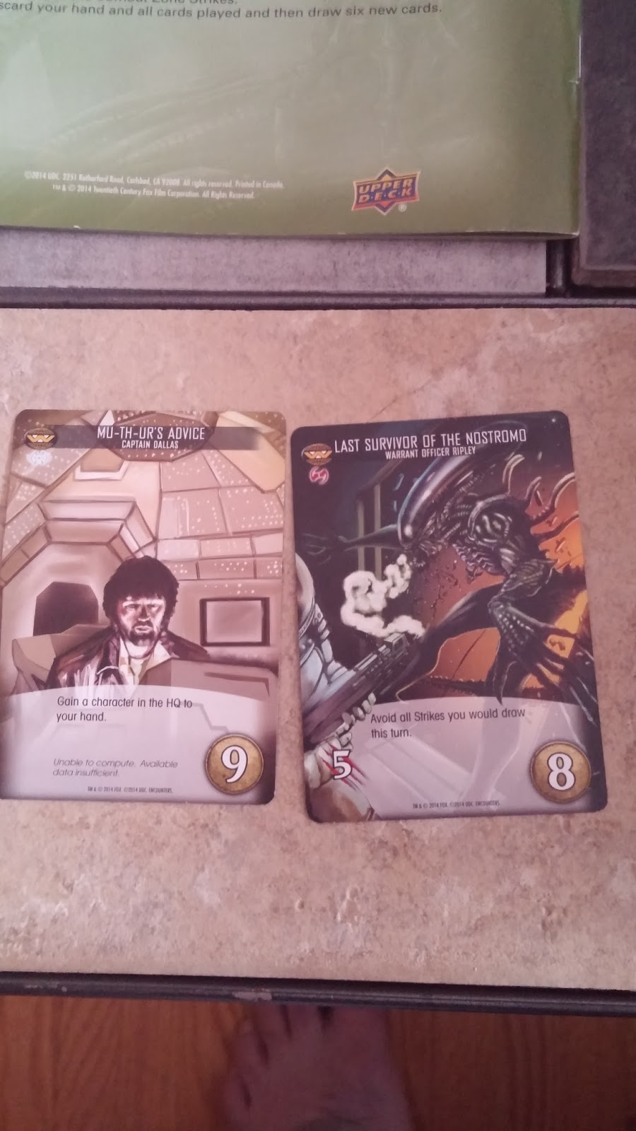 Matt's Board gaming blog: Legendary Encounters: Alien- Strategy and ...