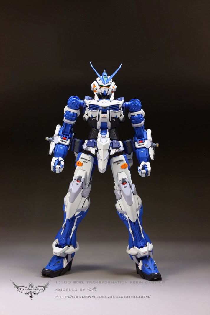 Custom Build: MG 1/100 Gundam Astray Blue Frame Third - (Resin Conversion)
