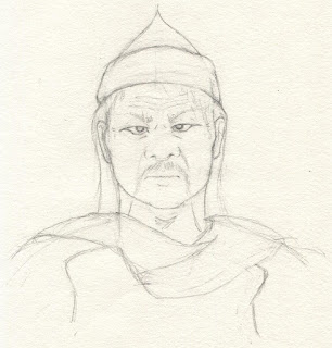 Spare Fork's Art Studio: Drawing Attila the Hun