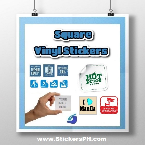 Square Vinyl Sticker Labels - StickersPH.com Philippines