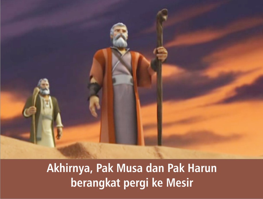 Komik Alkitab Anak: Musa Diutus Tuhan