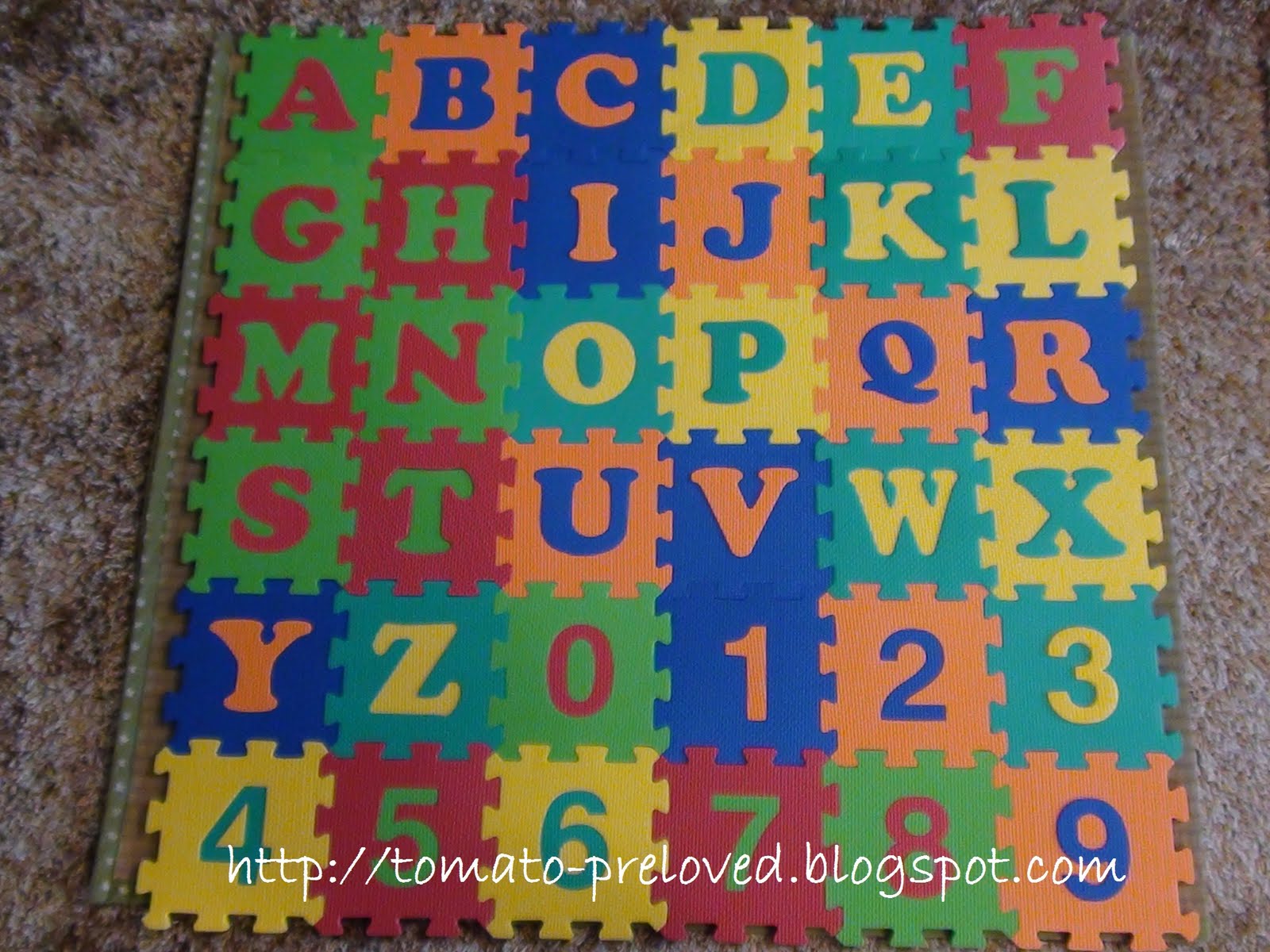 TOMATO PRELOVED: Foam Puzzle Mat