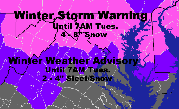 Storm Chaser's Forecasts: WINTER STORM- Leesburg, VA