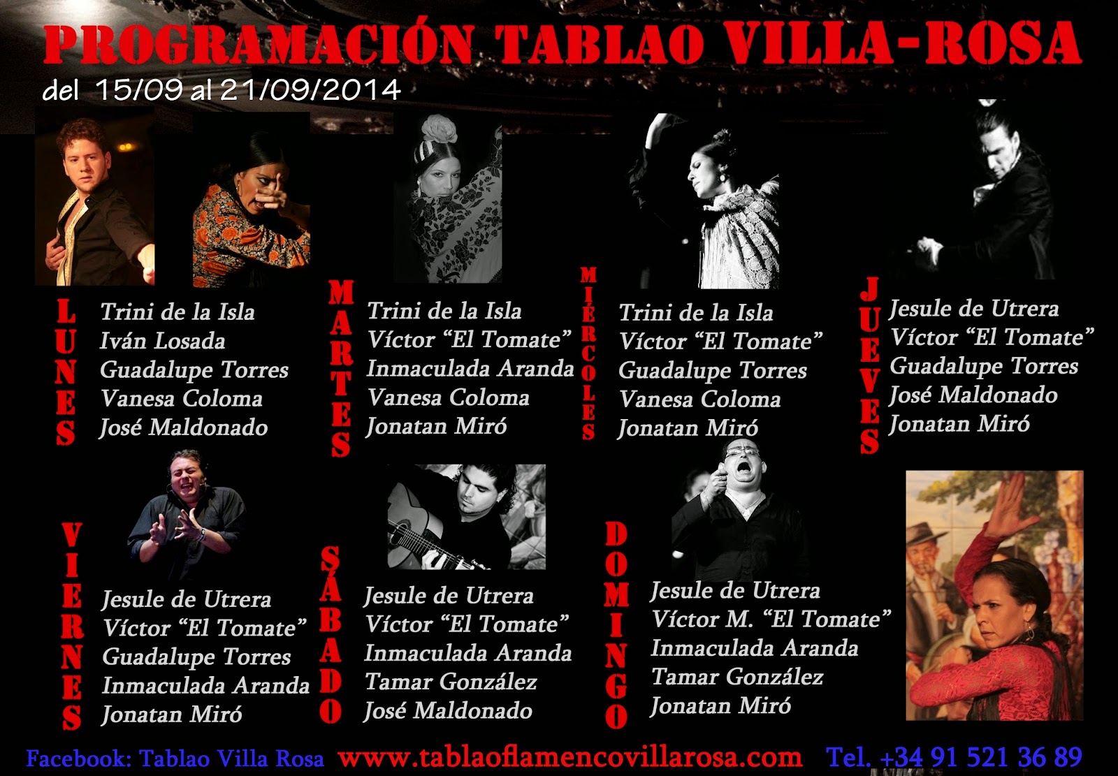 TABLAO VILLA ROSA: FLAMENCO MADRID: FLAMENCO MADRID VILLA-ROSA ...