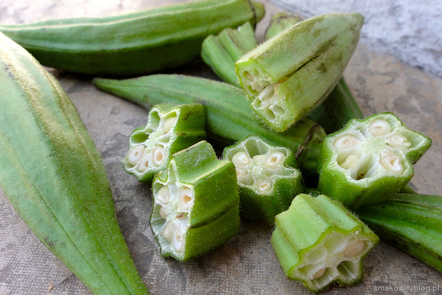 Okra - Piżmian jadalny - Ketmia piżmowa - Smakowity blog