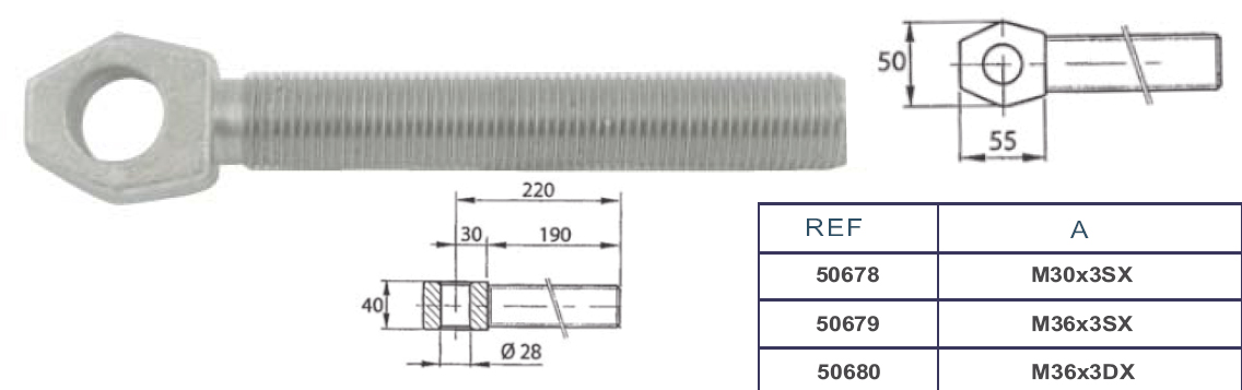 RECAMBIO PARA MAQUINARIA AGRICOLA: ACCESORIOS PARA TERCEROS PUNTOS