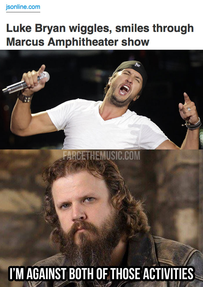 Farce the Music: Monday Morning Memes: Waylon, Luke Bryan, FGL