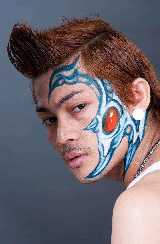 M y a n m a r H u n k s: Face paint of Rota by Zay Latt Khaing