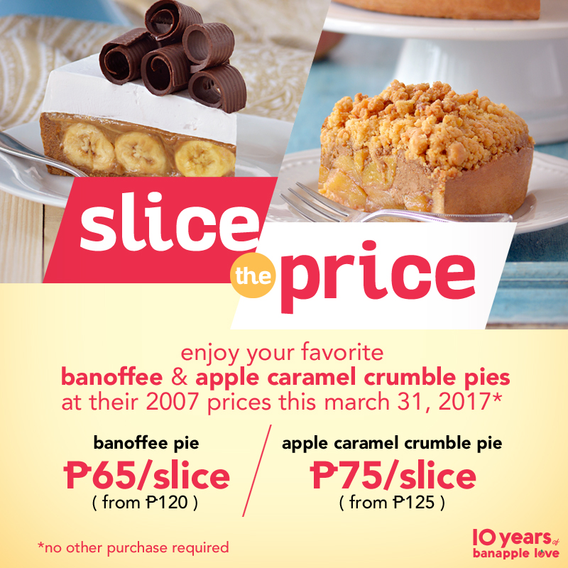 Manila Shopper: Banapple Anniverary Promo: Mar 31 2017