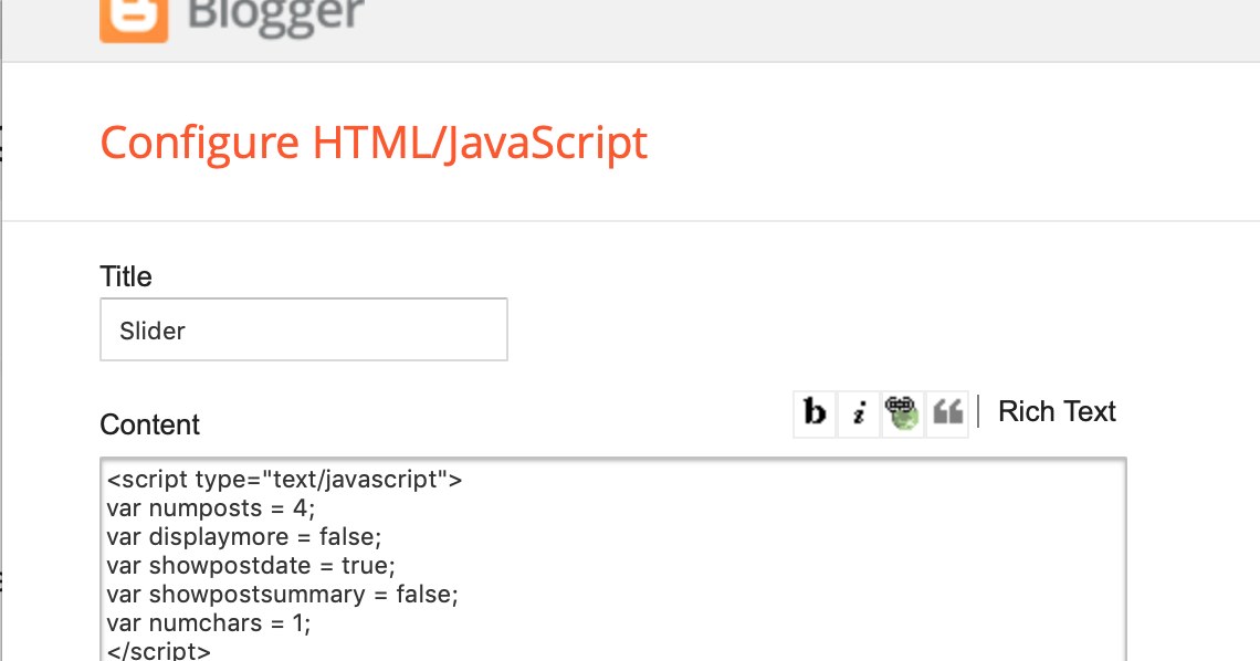 Set Up the Slider | Theme Documentation & Support • Fearne Design
