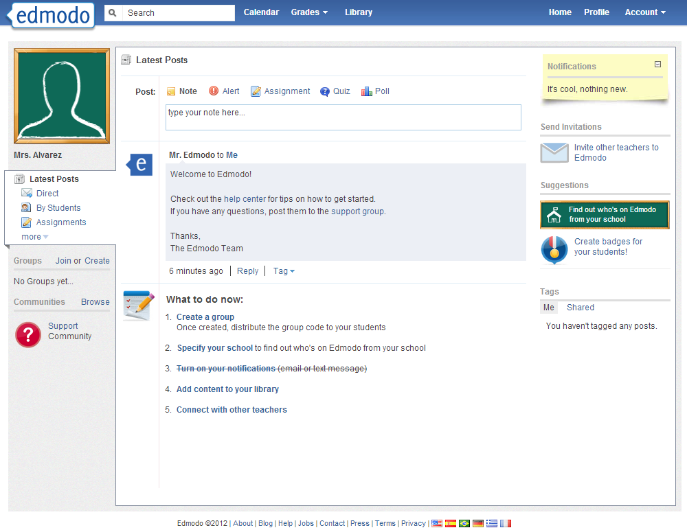 Edmodo | Red social segura de aprendizaje para maestros y estudiantes