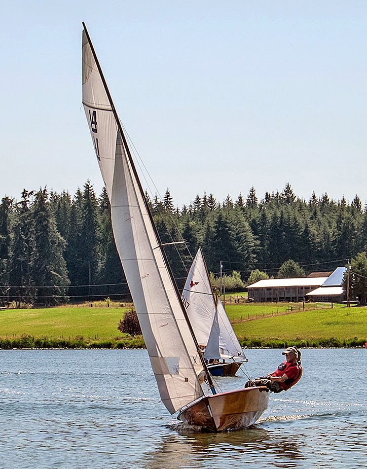 Classic International 14 dinghy: Another Pic of "Obsession"