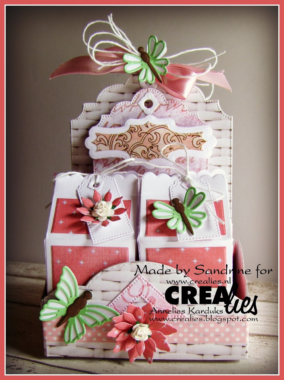 Crealies: Mini boîtes et support