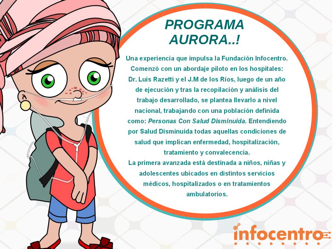 PROGRAMA AURORA: INCIDENCIA POSITIVA CON EL USO DE LAS TIC PARA PERSONAS CON SALUD DISMINUIDA