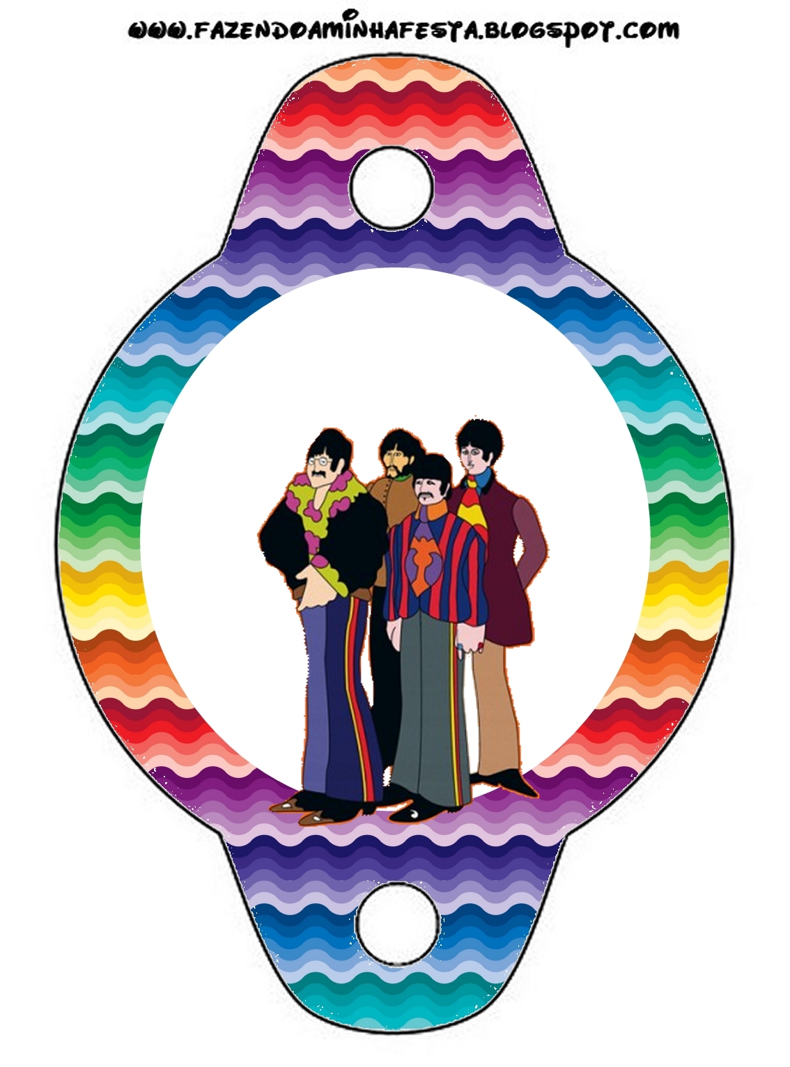 Beatles Yellow Submarine: Free Party Printables. - Oh My Fiesta! in english