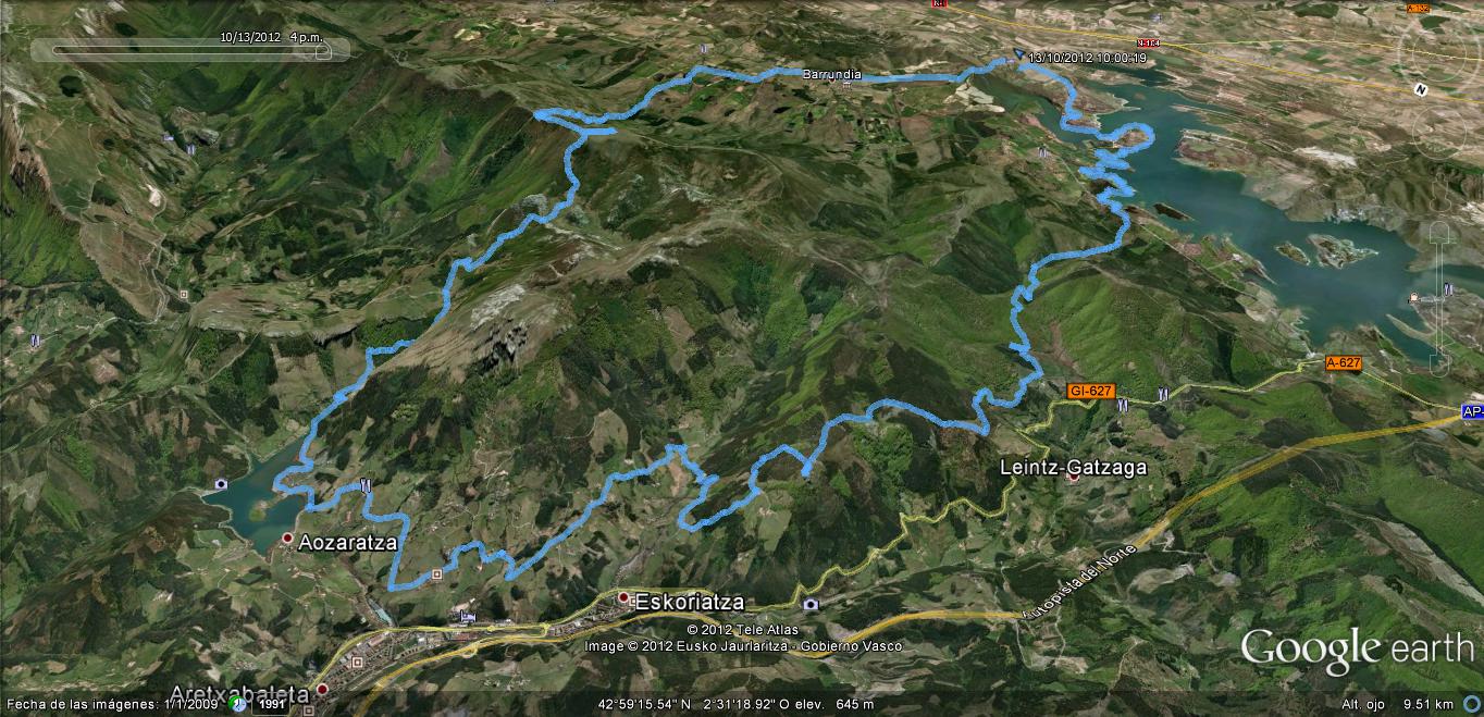 Kuestas: Ozaeta-Urkulu-Collado Anguta