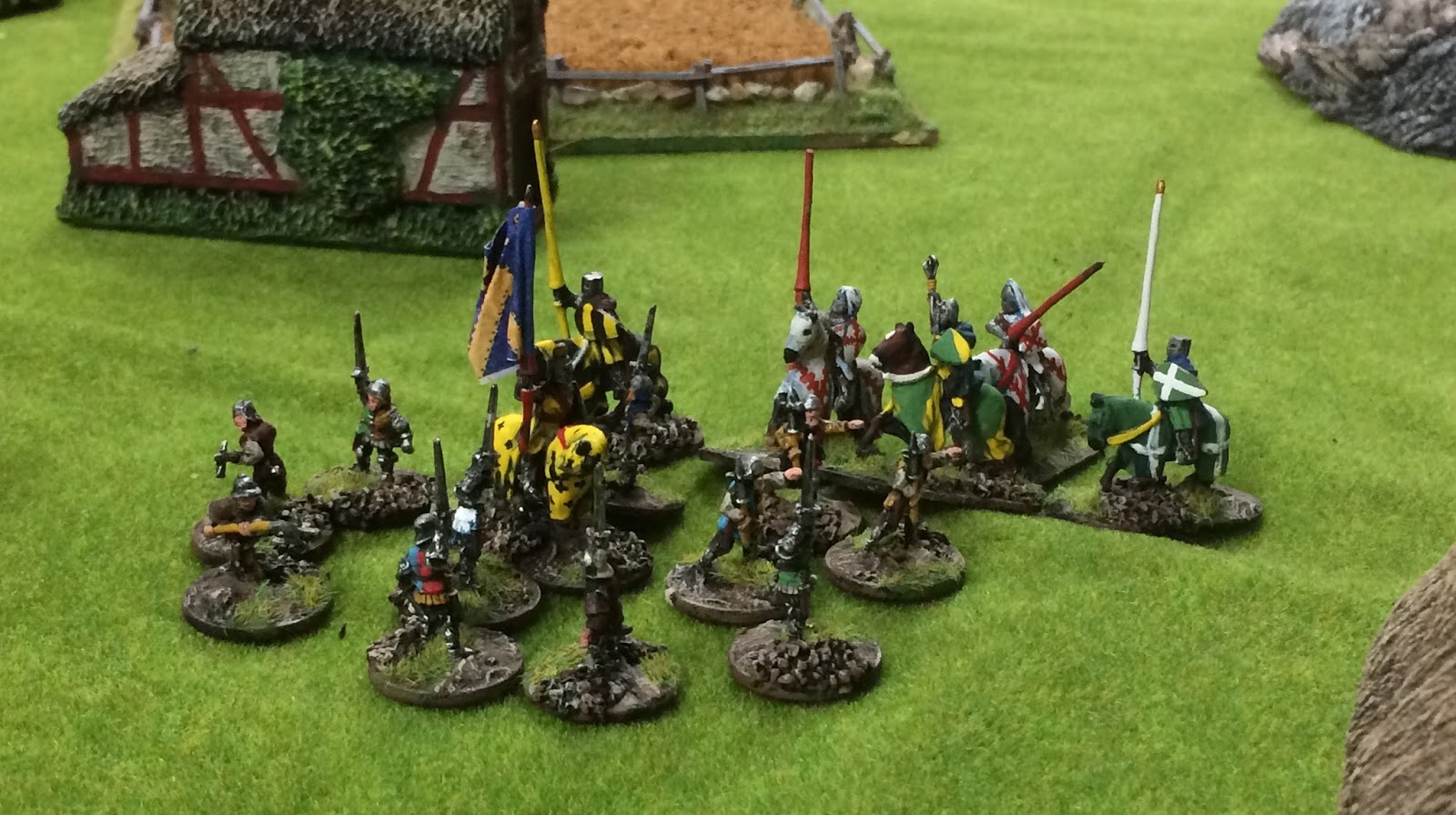Bob's Miniature Wargaming Blog: Lions and Dragons Rampant at the club