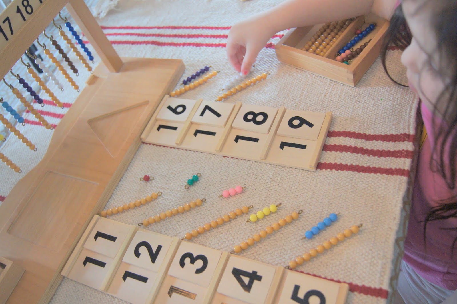 DIY Teens & Tens Boards, Montessori Math at Home - "Making Montessori Ours"