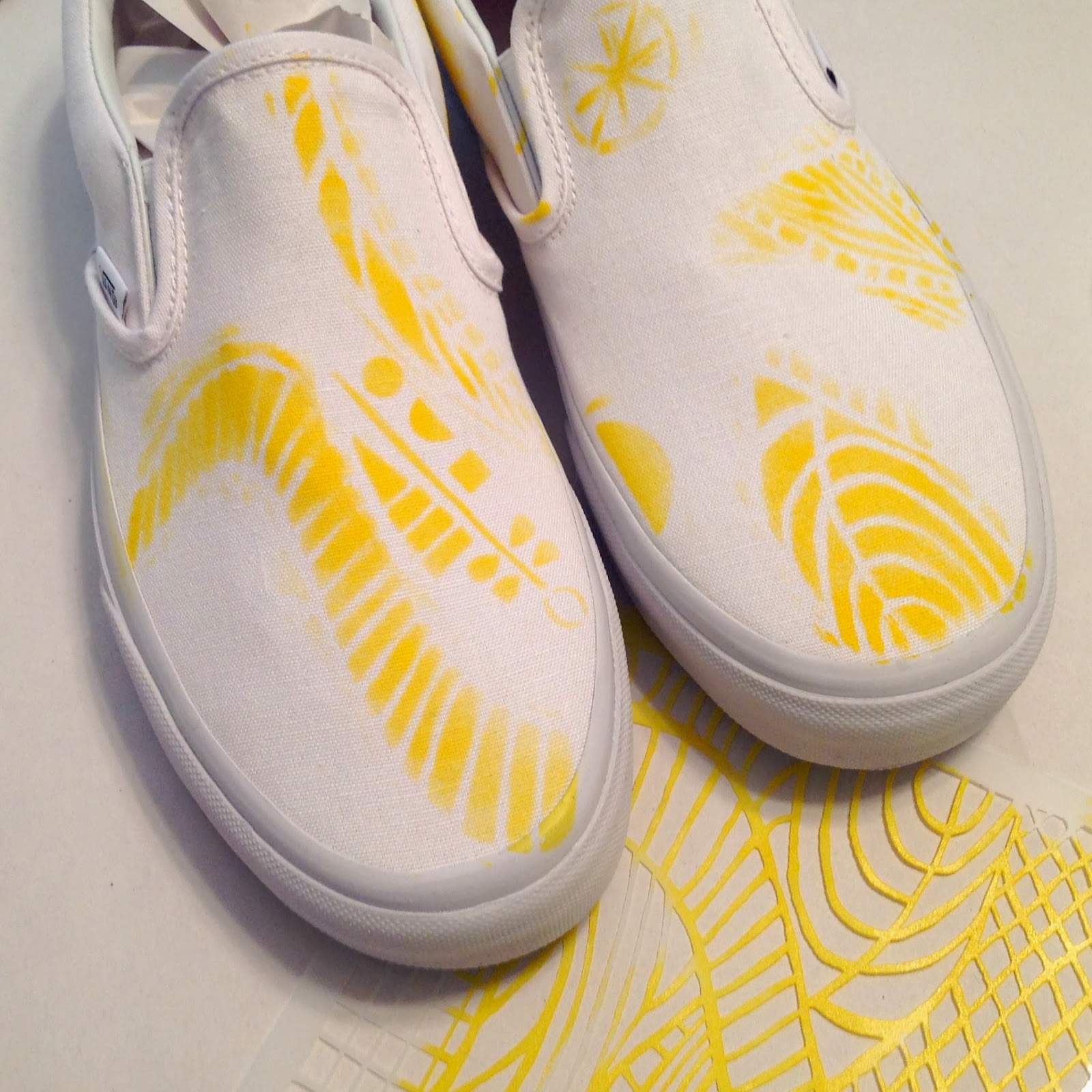 StencilGirl® Talk: Stenciling Shoes!