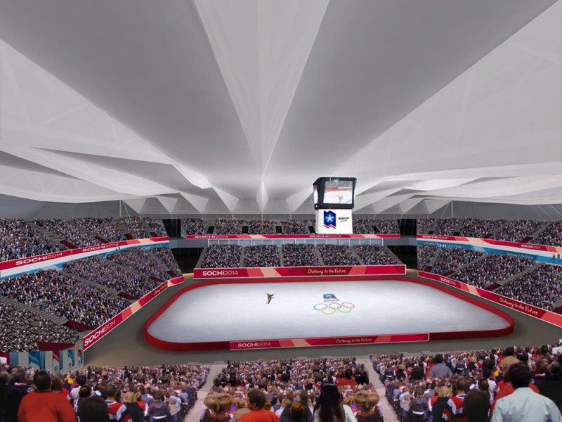Figure Skating Arena In Sochi, Russia | Interior Contemporer Interior ...