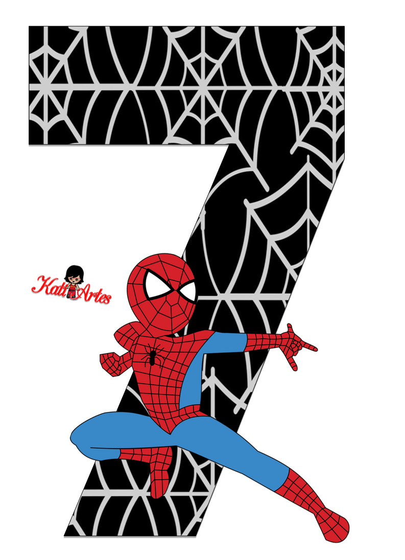 Printable Spiderman Number 3 / Pin by Jeysell Mendoza on TV/Comic ...