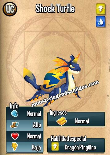 Shock Turtle | Monster Legends Amigos