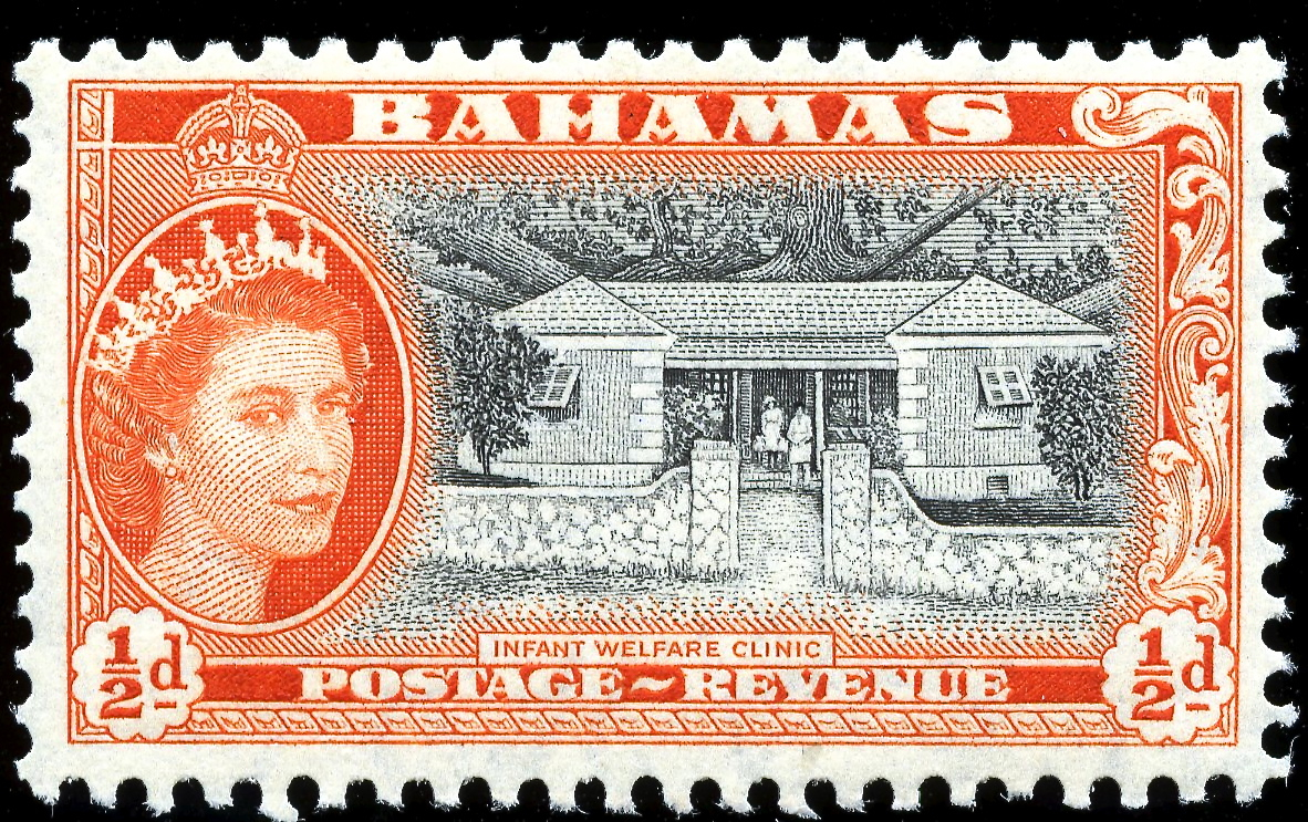 King George VI Postage Stamps: Bahamas 1954(1 Jan) - 63 SG201/216