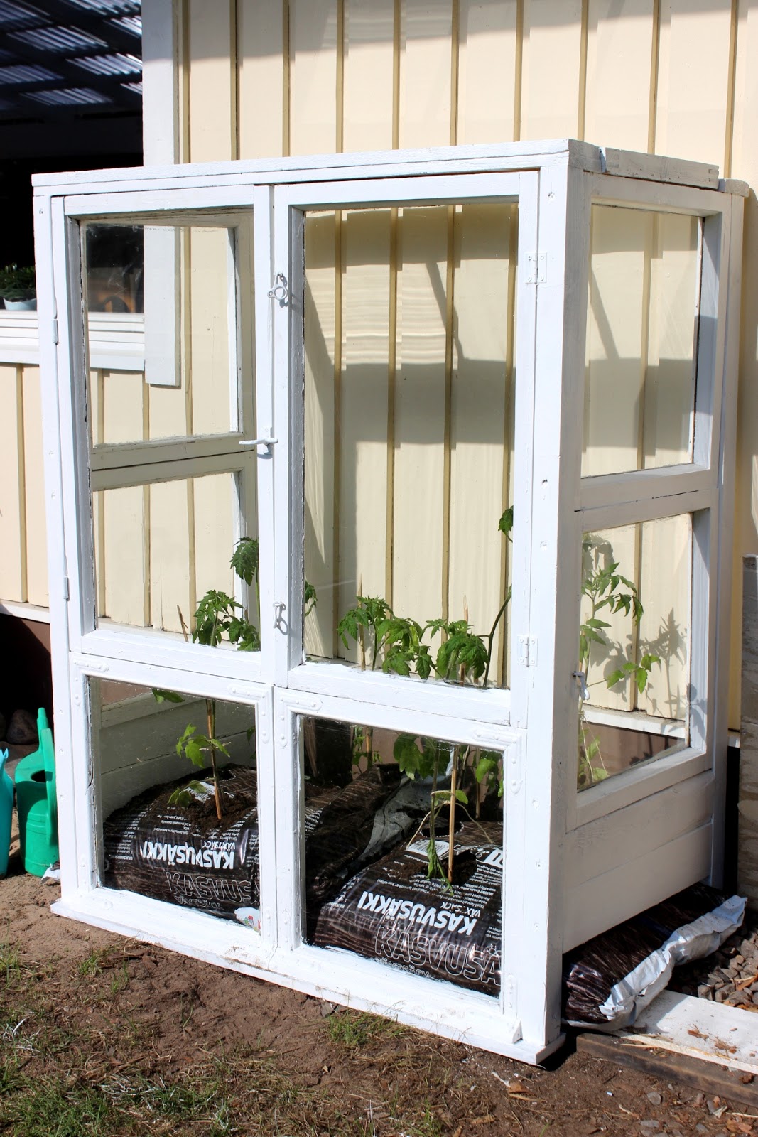 Vinttikissa: Diy - kasvihuone