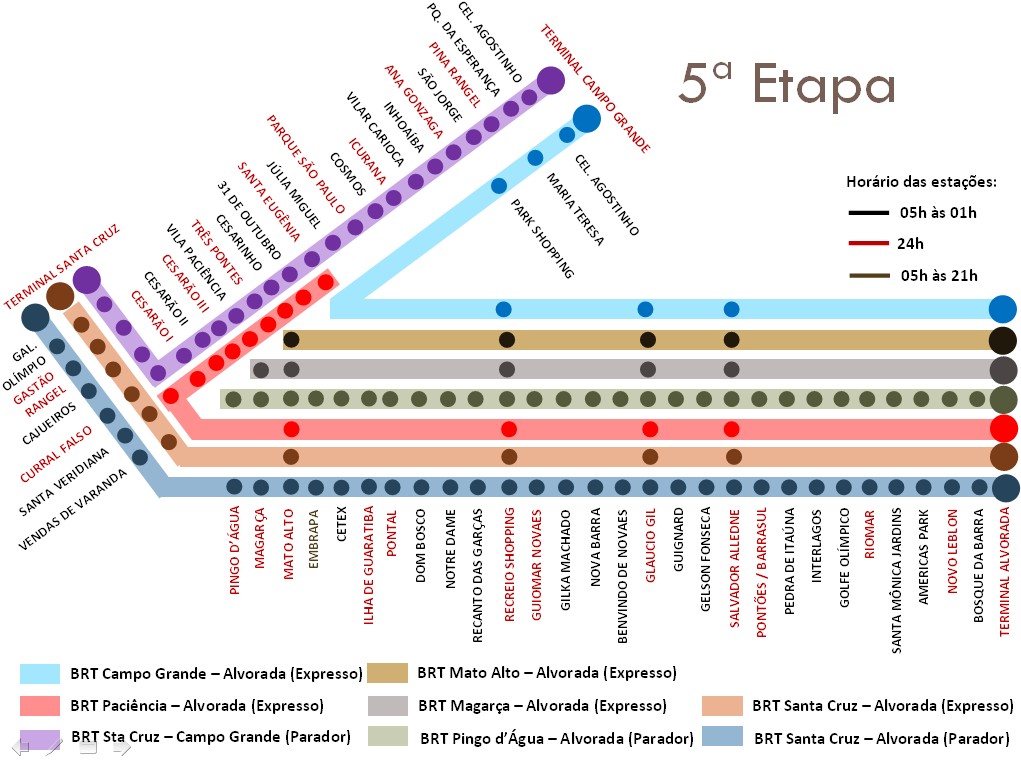 RJ | TransOeste - BRT Barra da Tijuca Santa Cruz | Page 331 ...