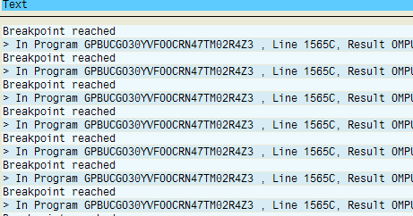 SAP ABAP Central: BW transformation debugging a start routine