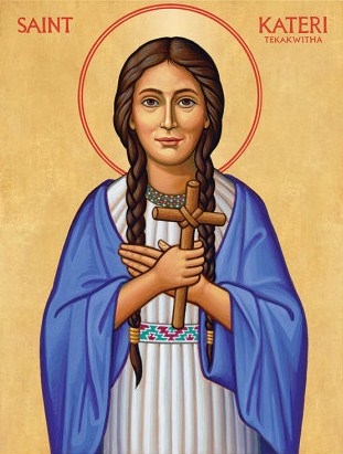July 14th: Feast of Saint Kateri Tekakwitha, Virgin