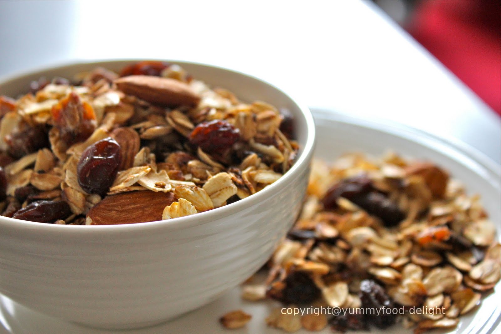 Yummy Food Delight.....!!!: Easy homemade Granola with dry fruits