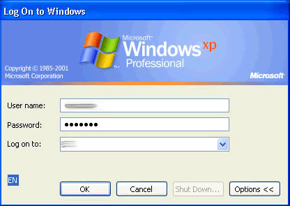 Windows Vista Domain Login Screen - rutrackeradvertising