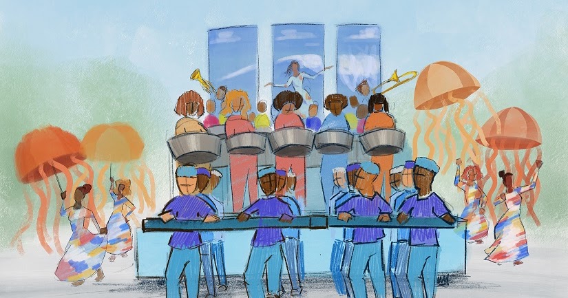 The Seattle Women's Steel Pan Project: Solstice Parade 2018