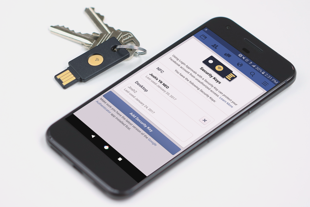 Facebook adds Security Key for safer logins - Cyber Kendra