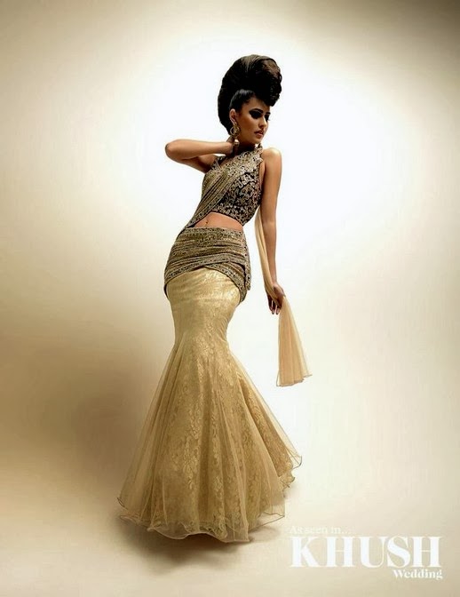 Fishtail / Fish-Cut / Fish Bottom Lehenga & Saree | Bridal Fish-Tail ...