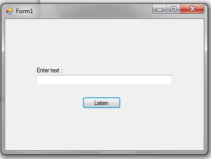 How to convert Text to Speech in C# |C# World